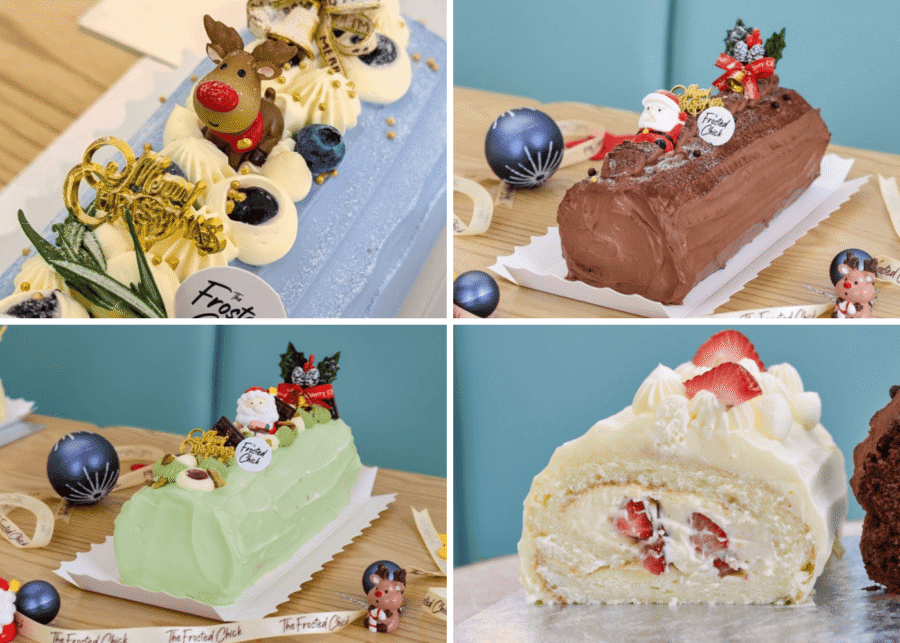 Where to buy 2025 Christmas log cakes and desserts in Singapore